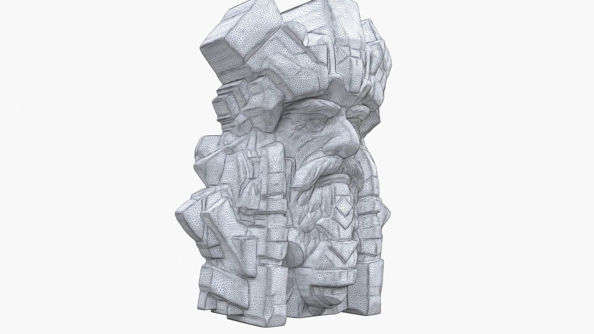 Stone Sentinel Bust 2 Model - TurboSquid 2187737