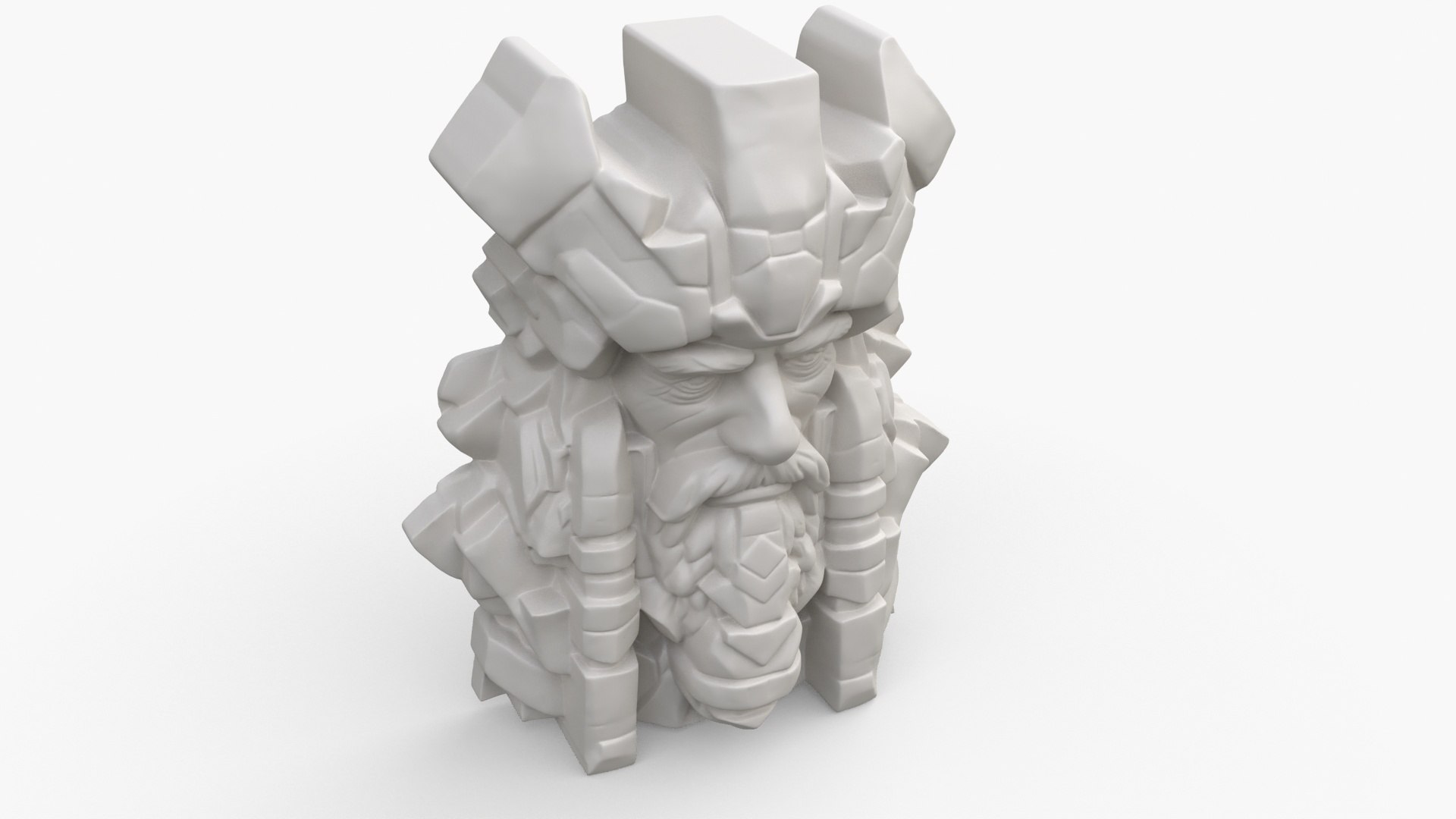 Stone Sentinel Bust 2 Model - TurboSquid 2187737