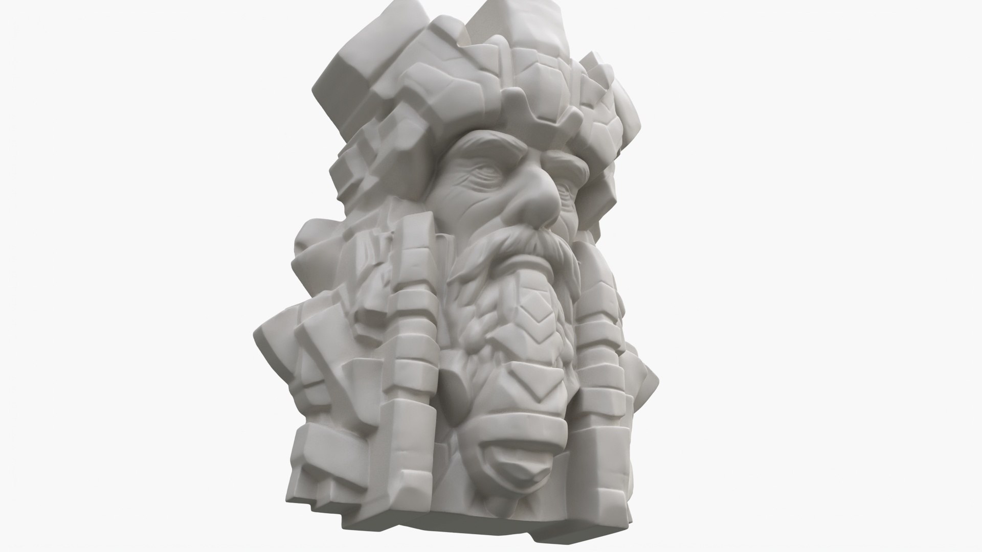 Stone Sentinel Bust 2 Model - TurboSquid 2187737