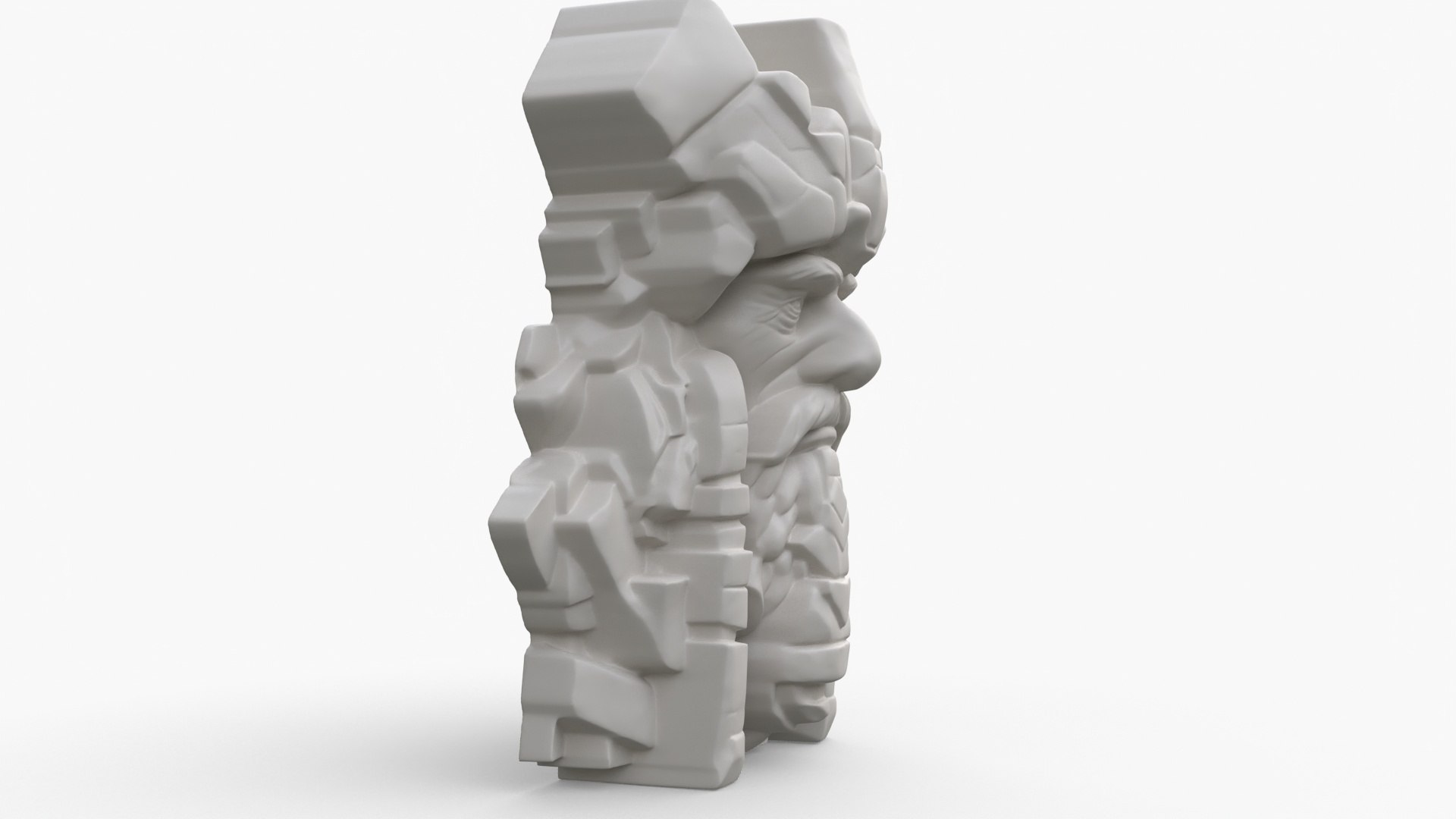 Stone Sentinel Bust 2 Model - TurboSquid 2187737