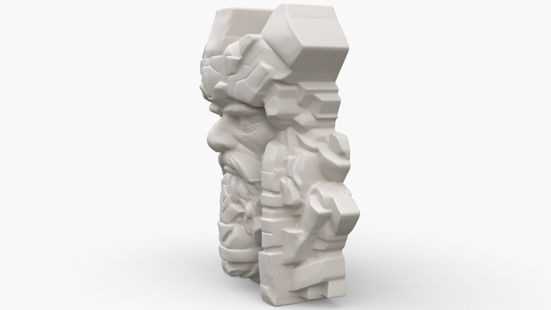 Stone Sentinel Bust 2 Model - TurboSquid 2187737