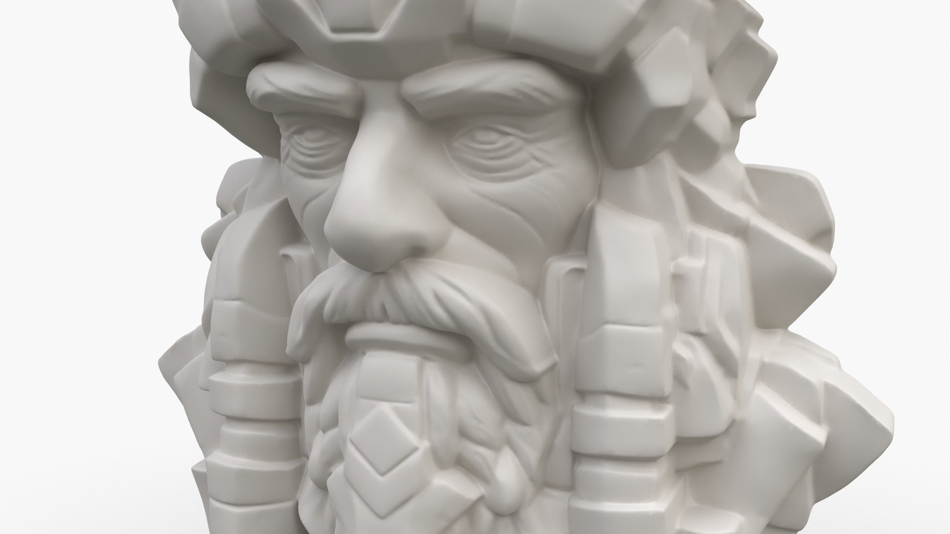 Stone Sentinel Bust 2 Model - TurboSquid 2187737