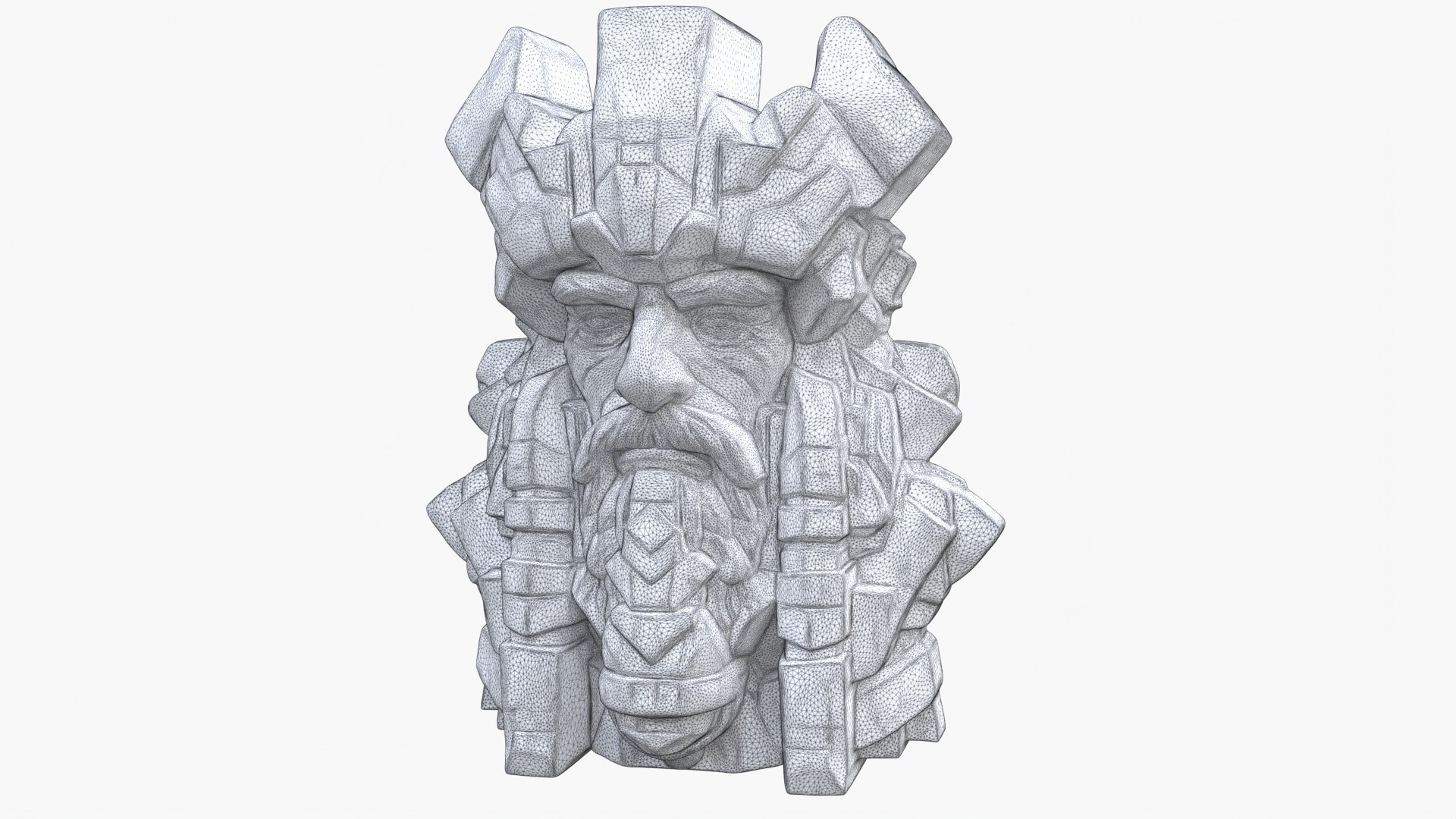 Stone Sentinel Bust 2 Model - TurboSquid 2187737