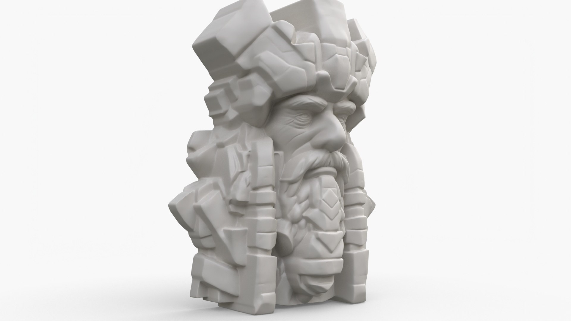 Stone Sentinel Bust 2 Model - TurboSquid 2187737