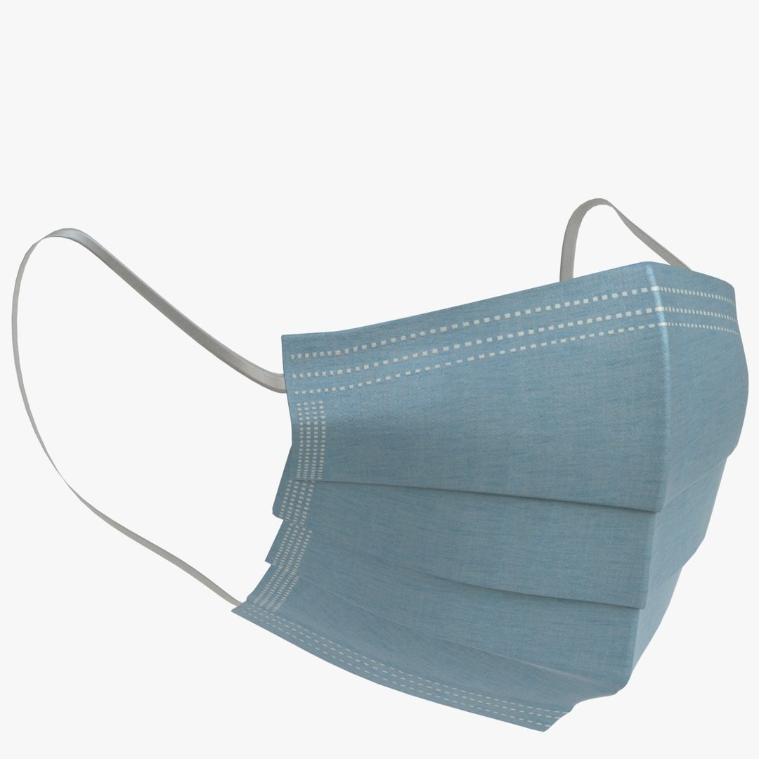 3D Model Surgical Face Mask - TurboSquid 1522901