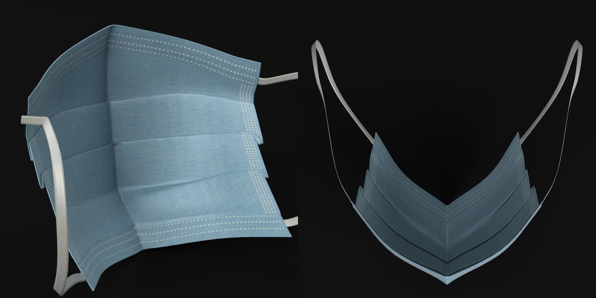 3D Model Surgical Face Mask - TurboSquid 1522901