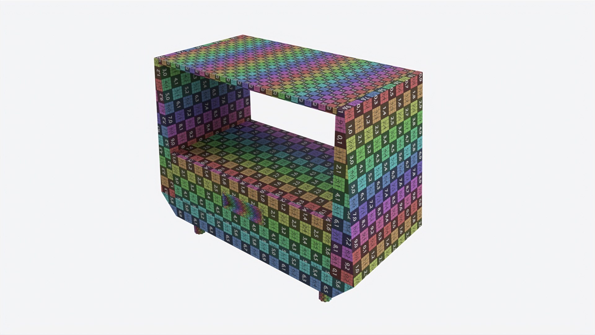 Night Table Baker Gem 3D Model - TurboSquid 2102711