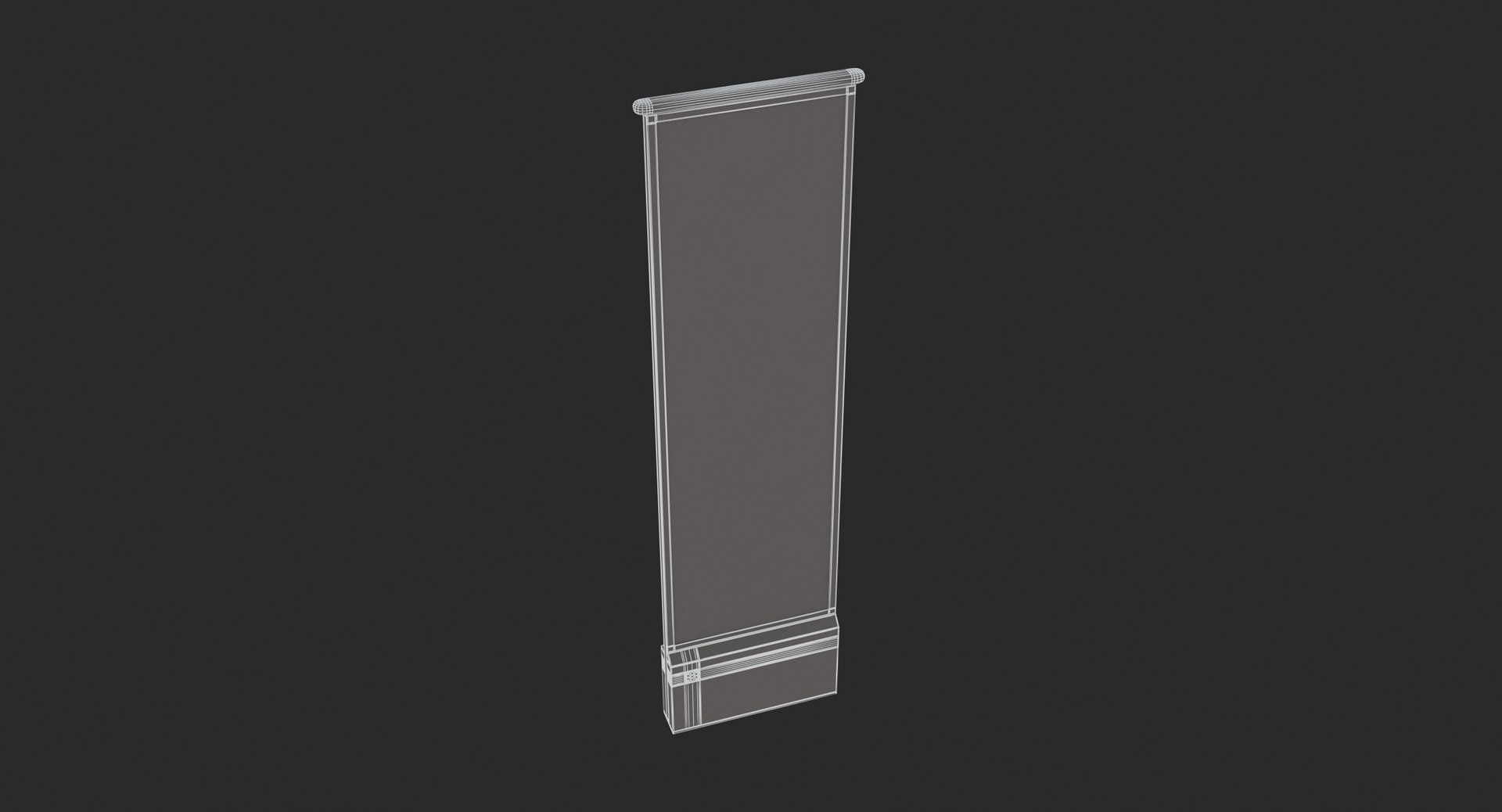 Security Gate Banner 3D Model - TurboSquid 1377297