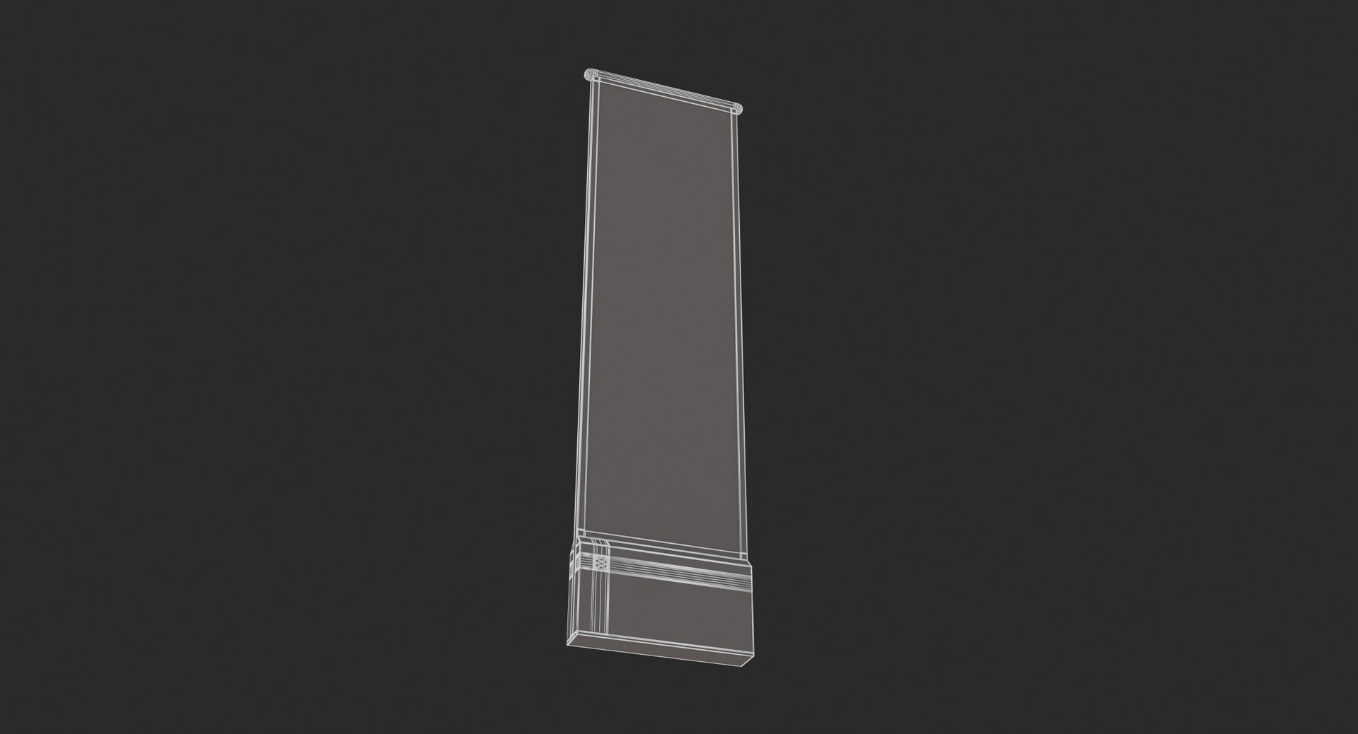 Security Gate Banner 3D Model - TurboSquid 1377297