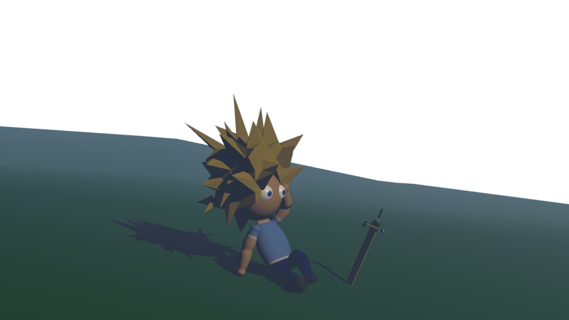 Simple Character Rigged 3d Model