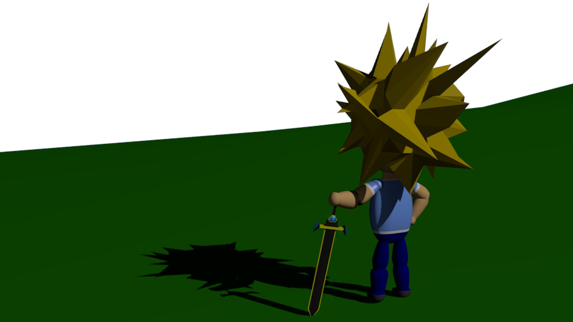 Simple Character Rigged 3d Model