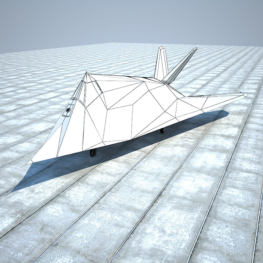 f-117 nighthawk plane obj