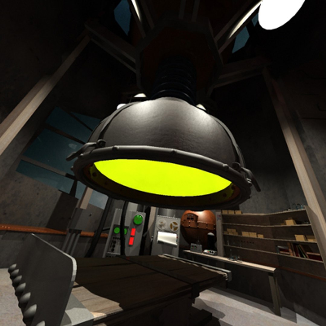 Spooky Mad Laboratory 3d Model