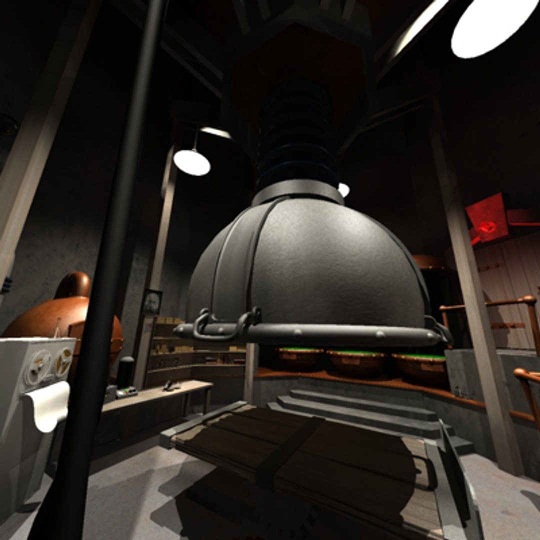 Spooky Mad Laboratory 3d Model