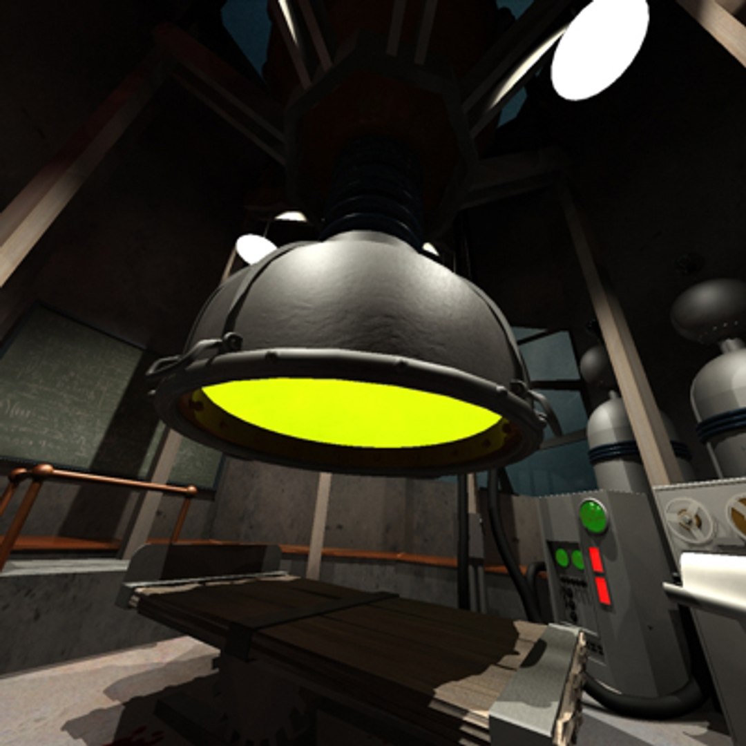 Spooky Mad Laboratory 3d Model