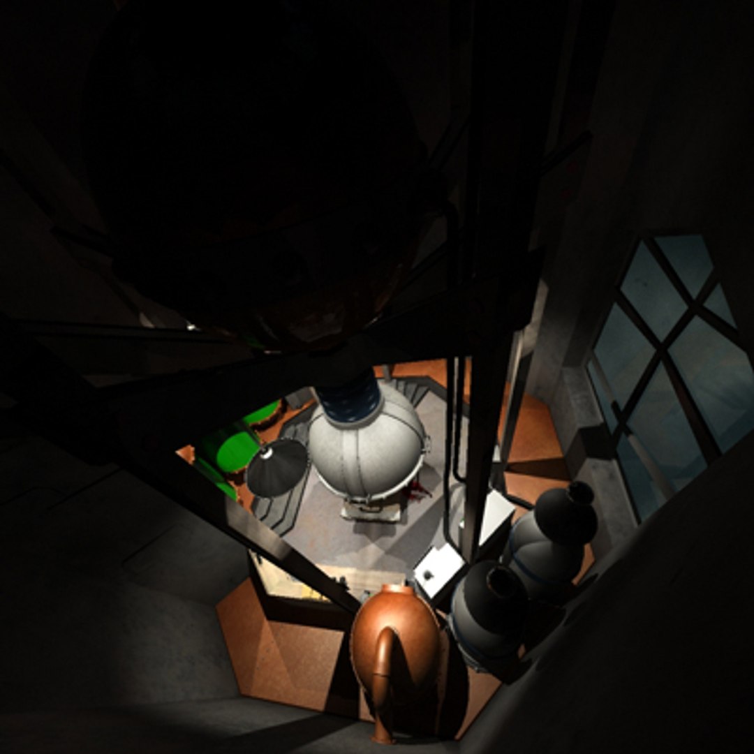 Spooky Mad Laboratory 3d Model