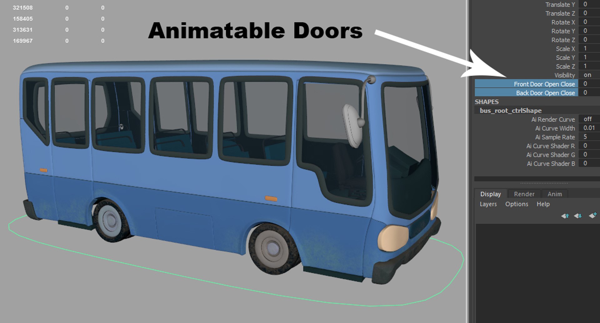 Toon Bus 3D - TurboSquid 1435110