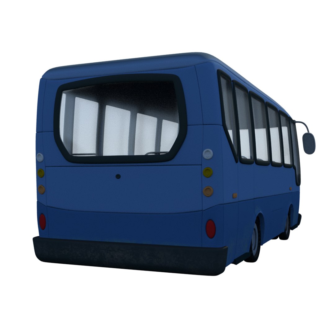 Toon Bus 3D - TurboSquid 1435110