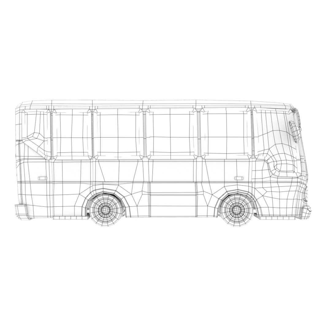 Toon Bus 3D - TurboSquid 1435110