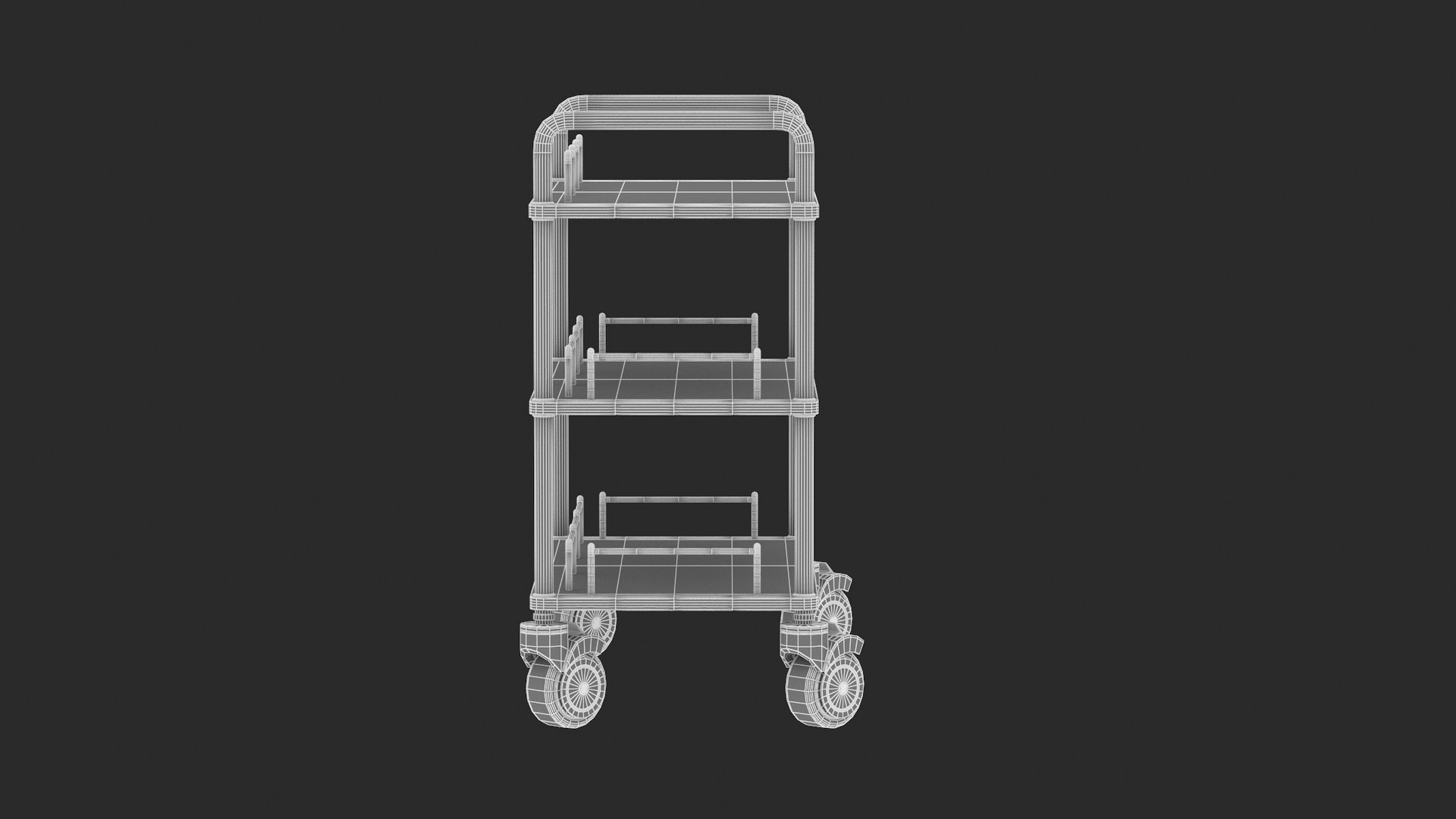 3D Medical Cart 04 PBR Realistic Model - TurboSquid 1942941
