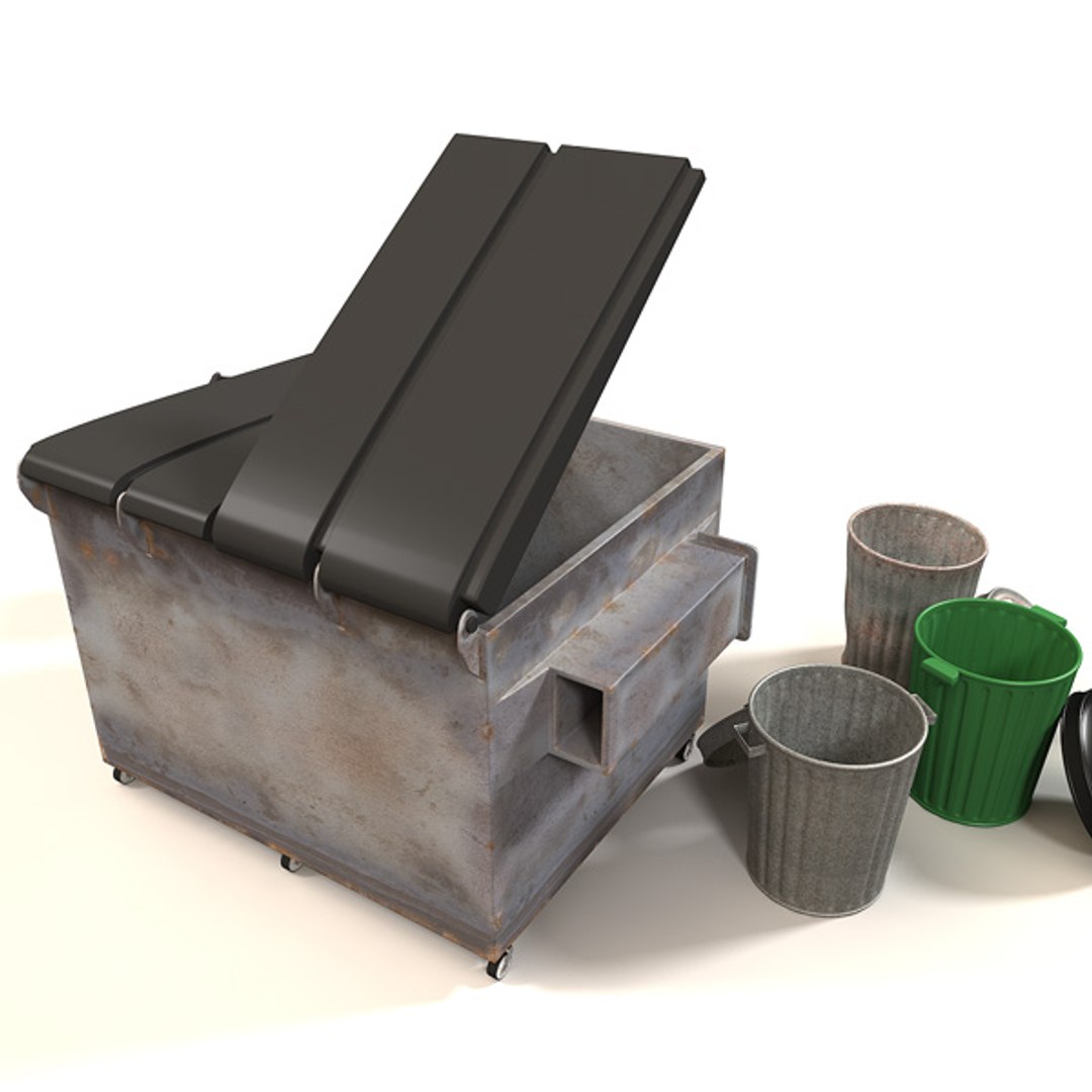 refuse kit bin obj