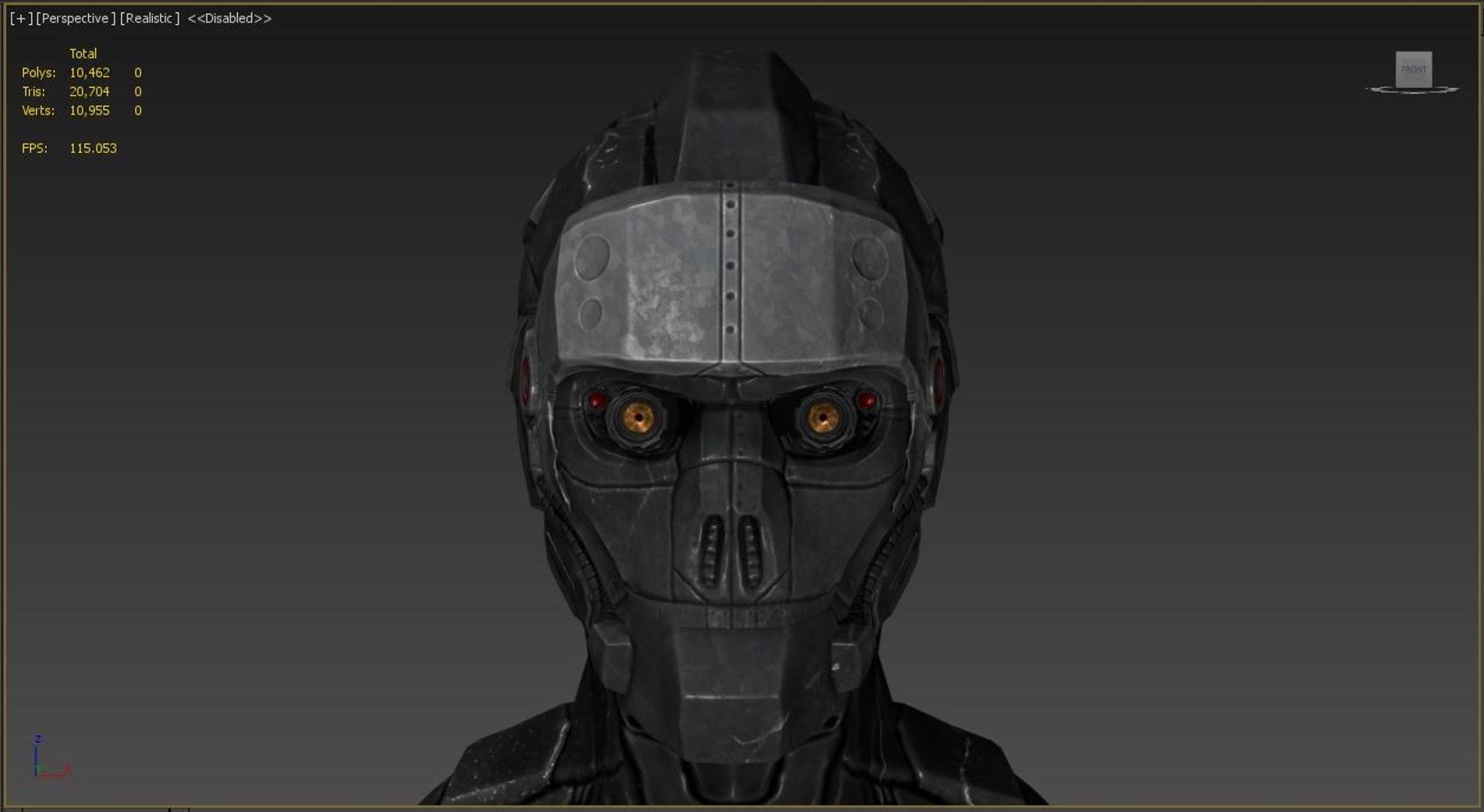 3d armored assassin model