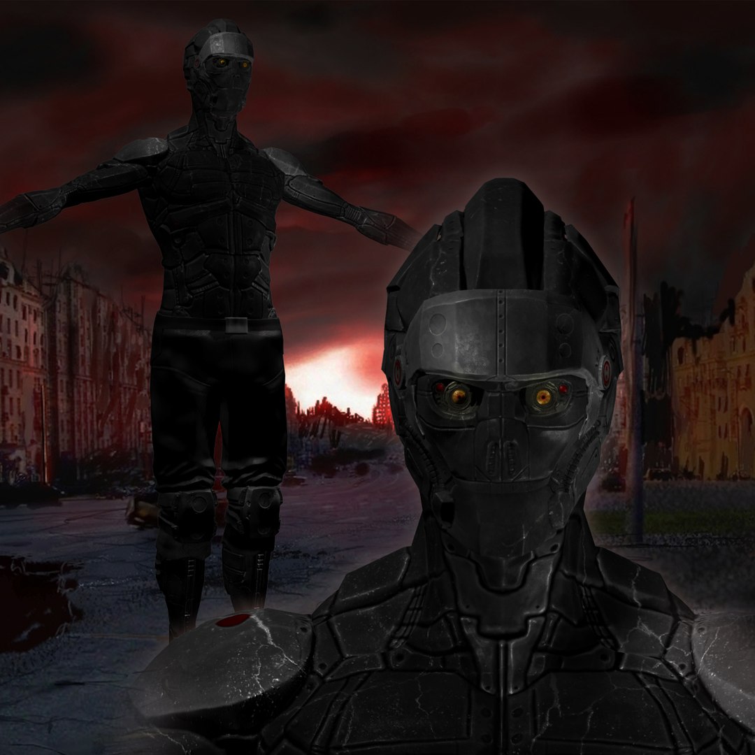 3d armored assassin model