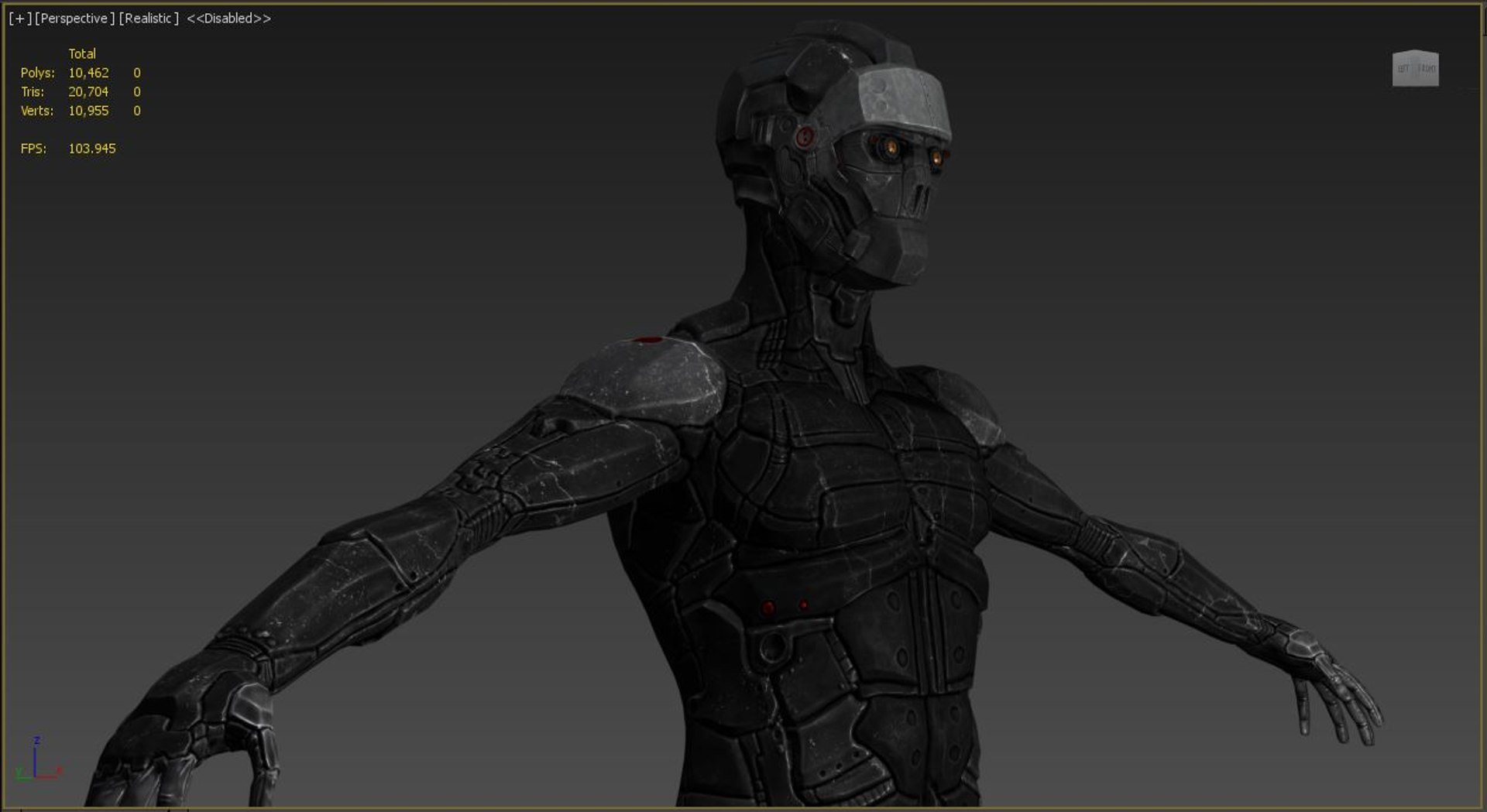 3d armored assassin model