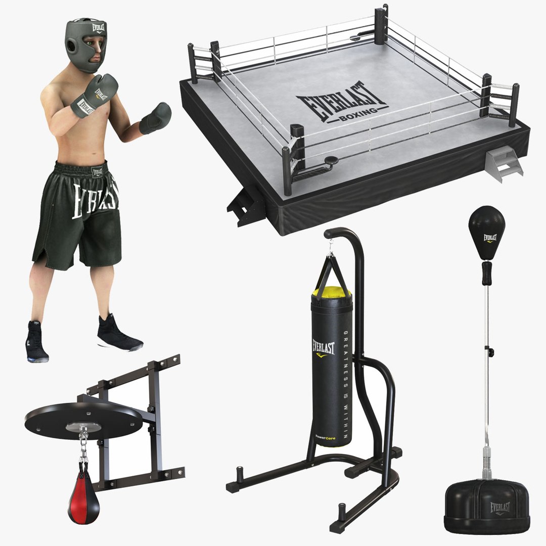 3D Boxer and Boxing Element Collection model - TurboSquid 1967125
