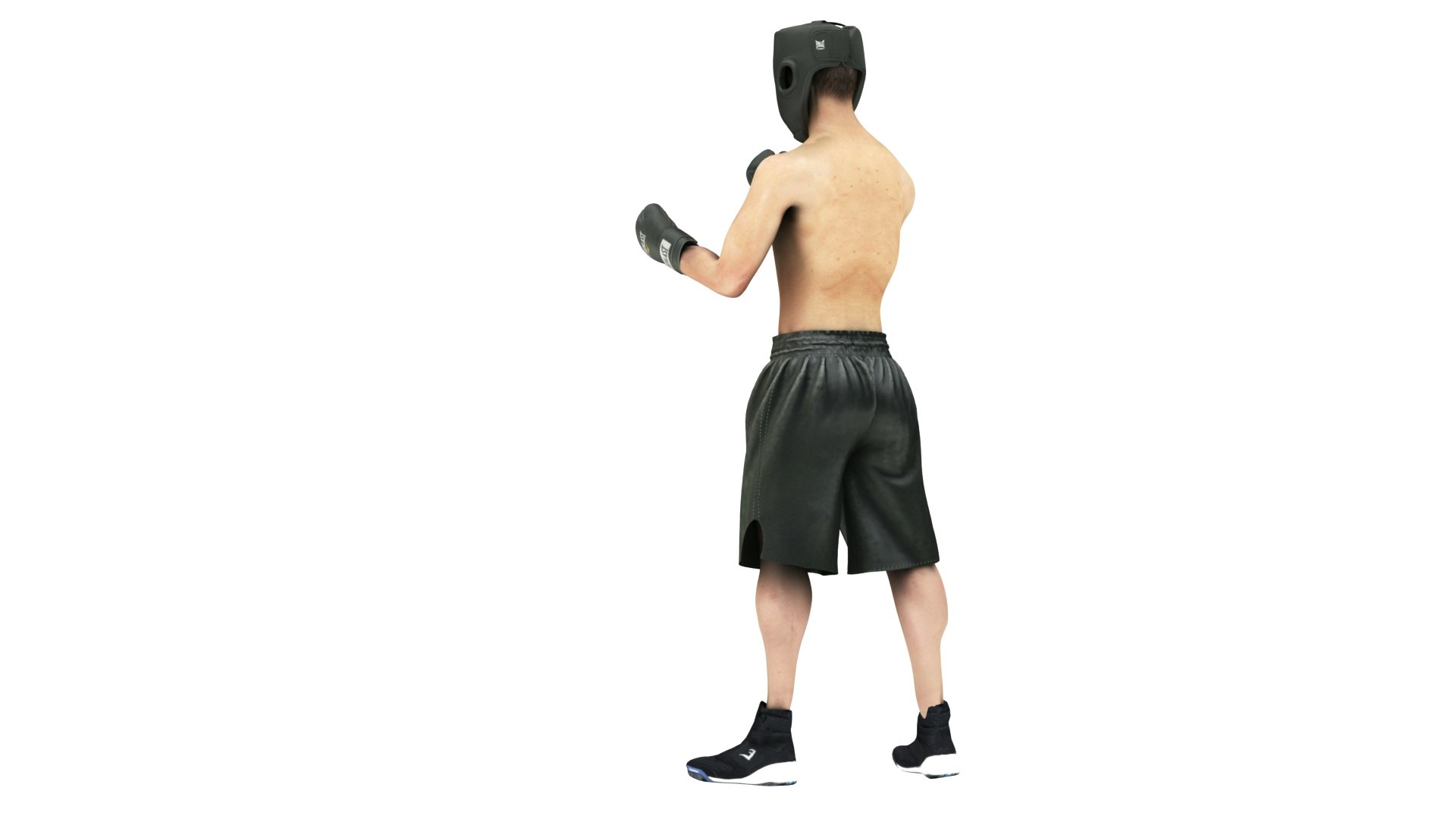3D Boxer And Boxing Element Collection Model - TurboSquid 1967125