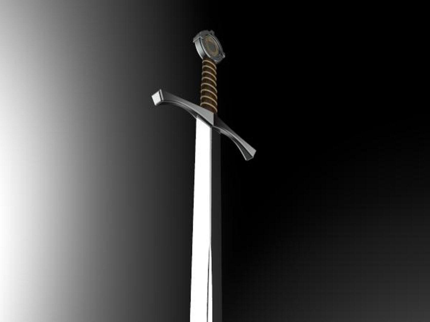 Templar sword 3D model - TurboSquid 1289461