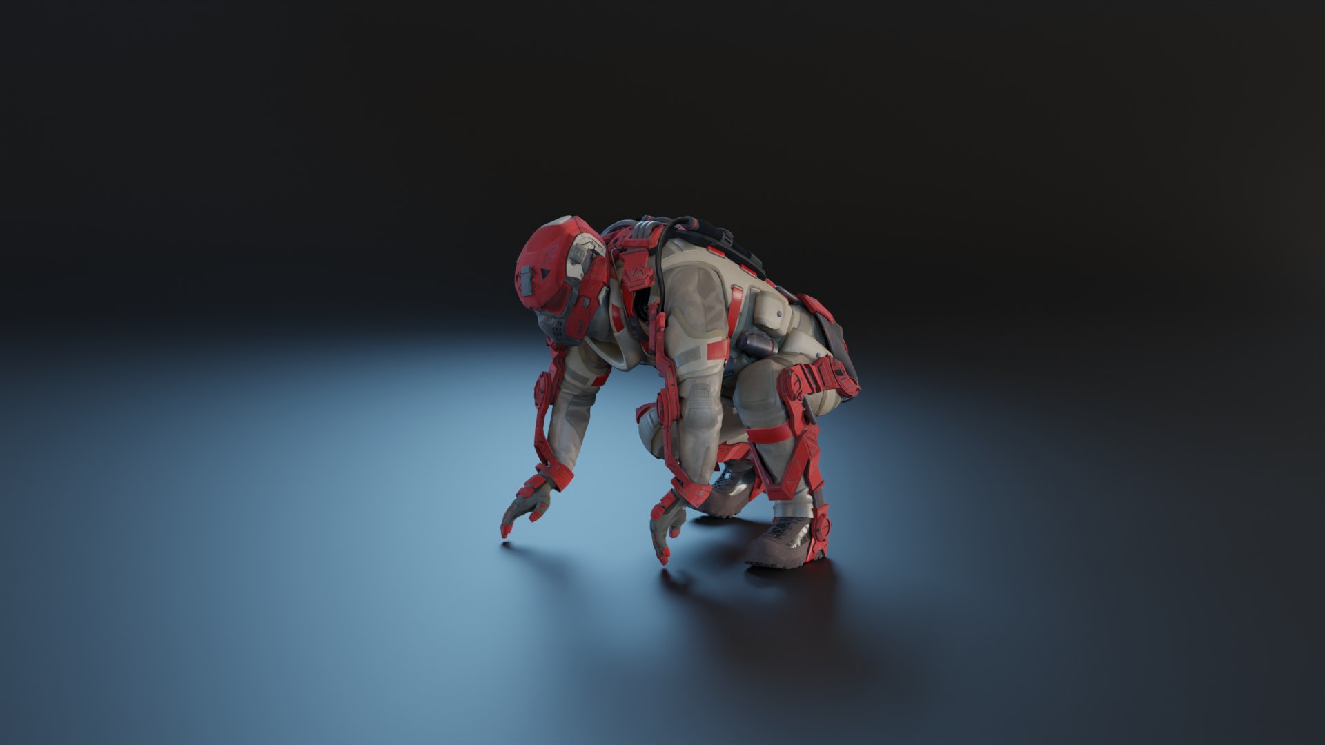 3D Spider Man Miles Morales Roxxon Security Rigged For BLENDER Model ...