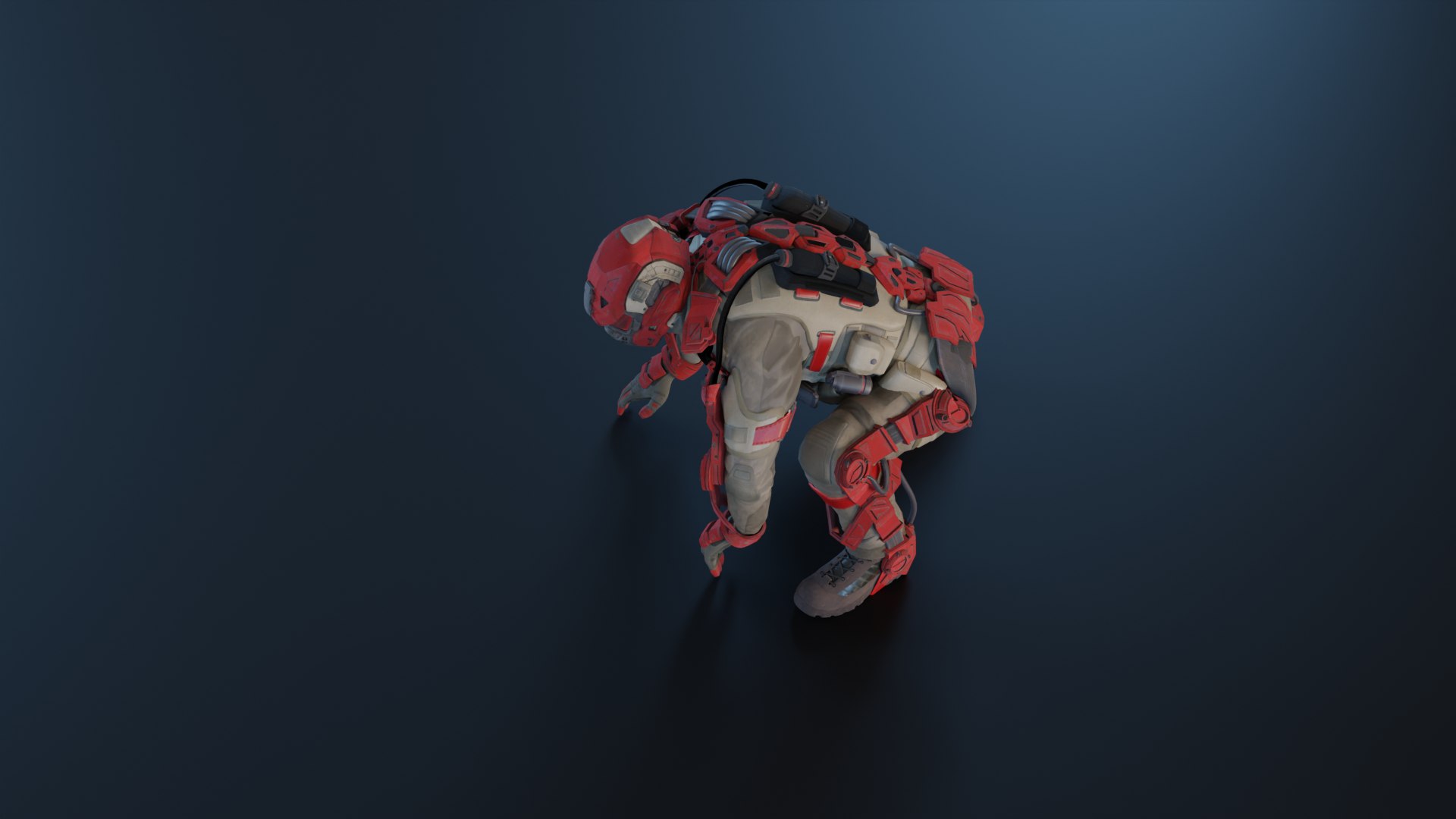 3D Spider Man Miles Morales Roxxon Security Rigged For BLENDER Model ...