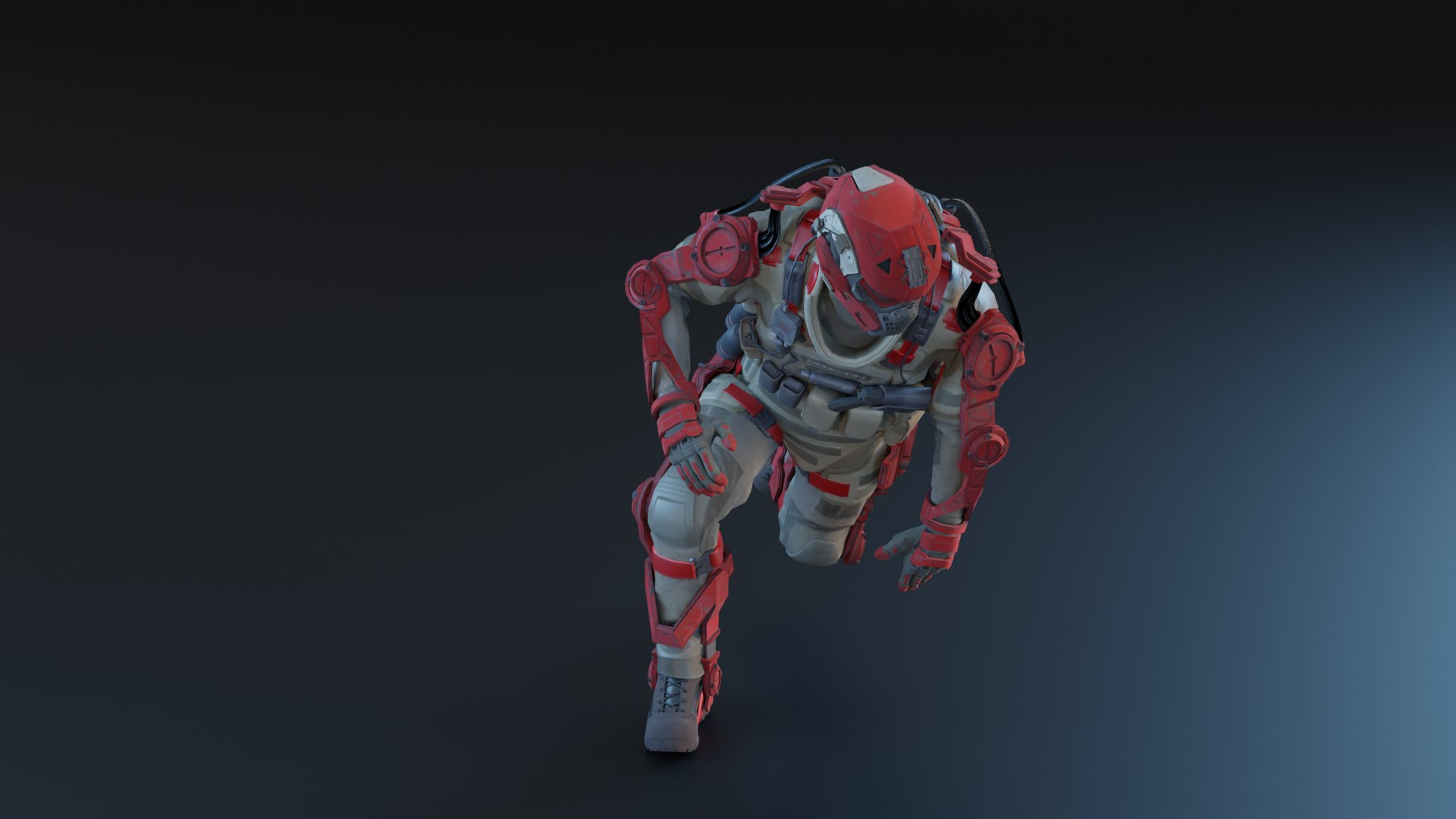 3D Spider Man Miles Morales Roxxon Security Rigged For BLENDER Model ...