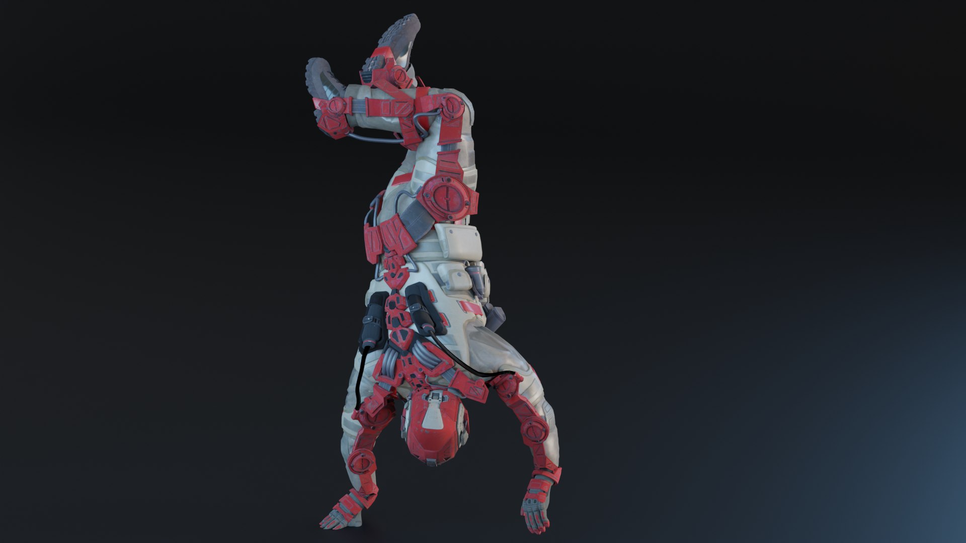 3D Spider Man Miles Morales Roxxon Security Rigged For BLENDER Model ...