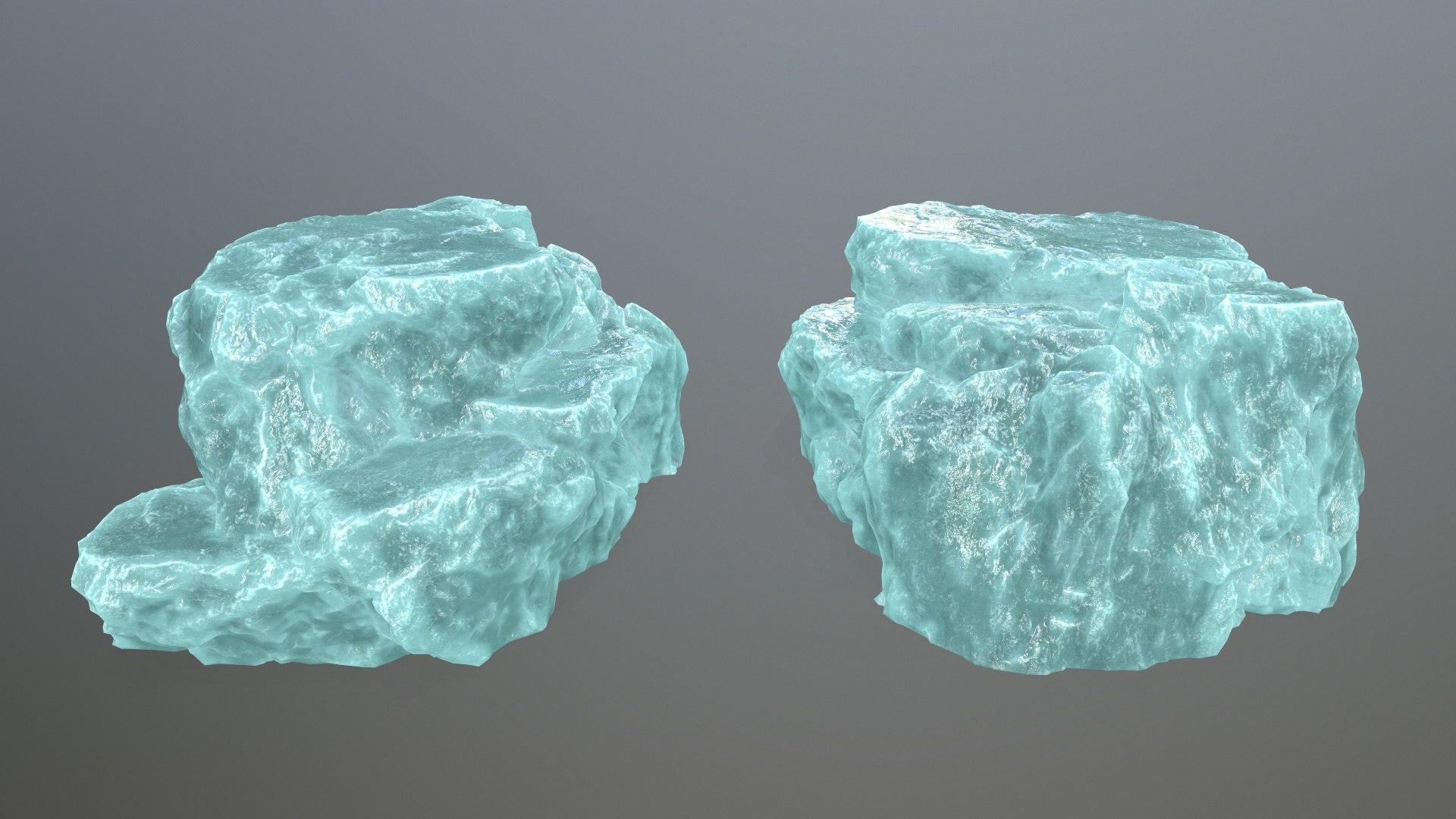 3D Ice Rocks Model - TurboSquid 2278665