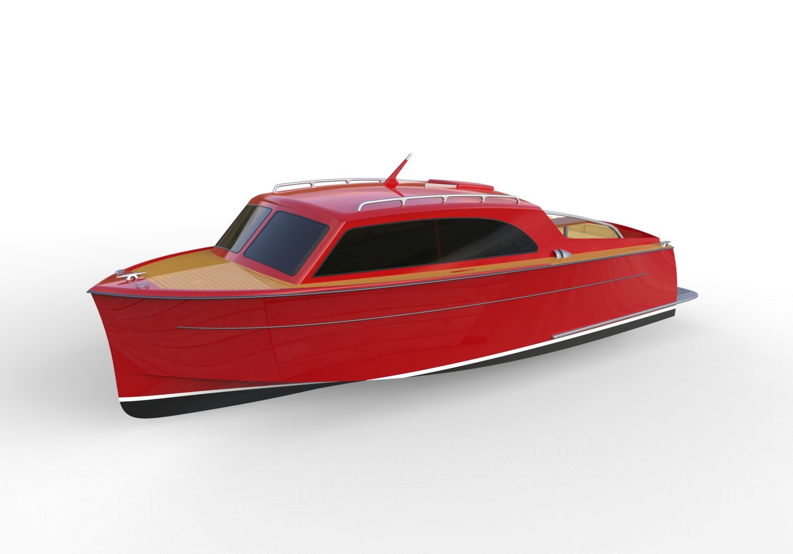 Complated Tender Boat model - TurboSquid 1962325
