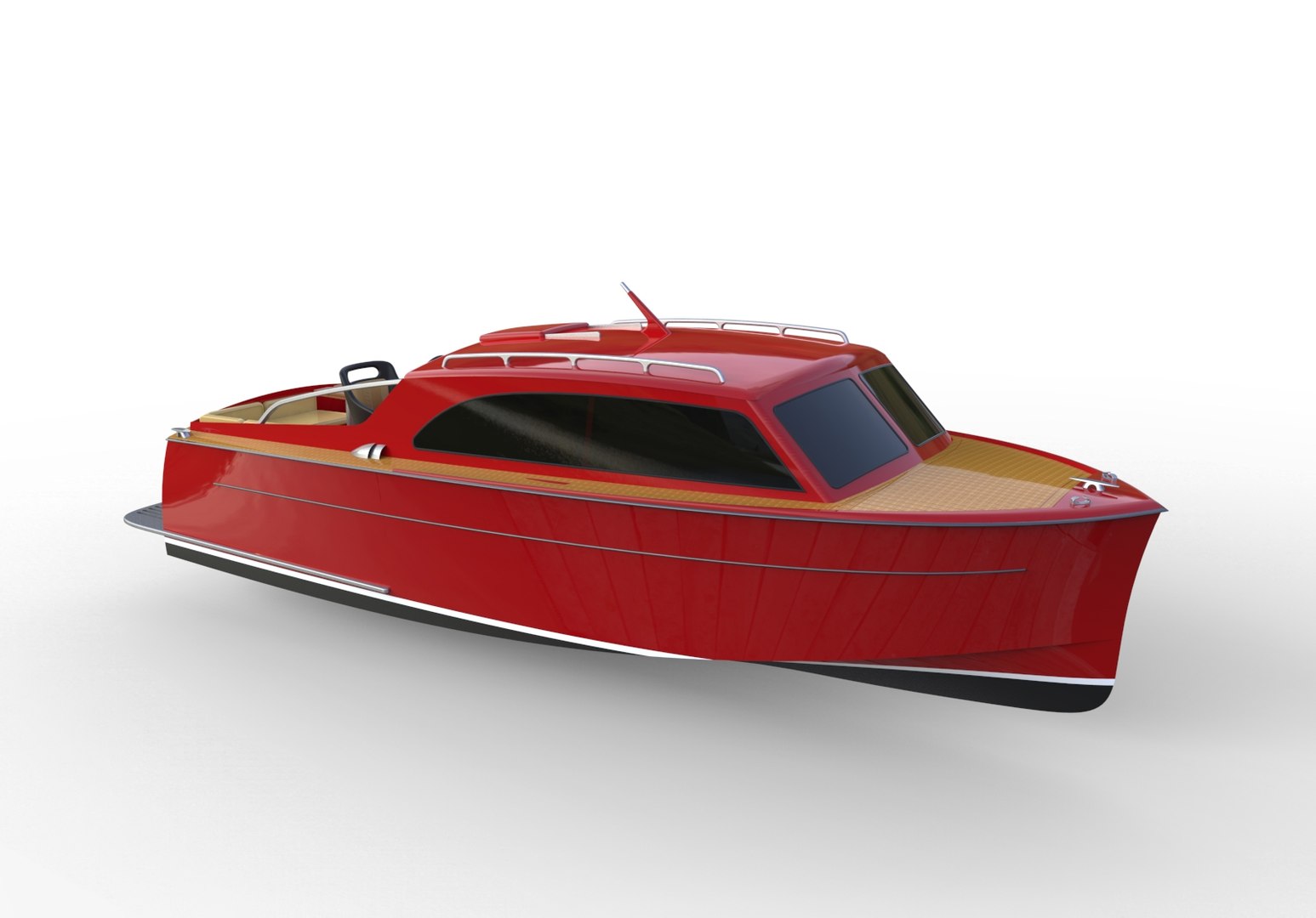Complated Tender Boat model - TurboSquid 1962325