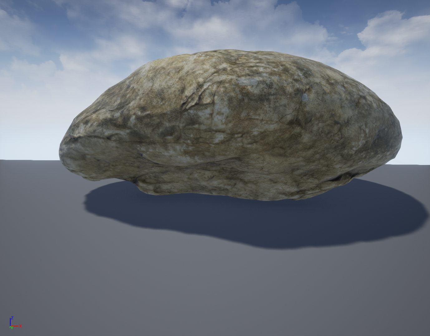 3d Model Photorealistic Rock 3 Lods