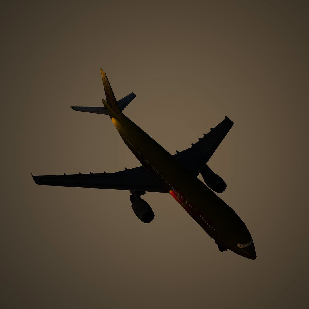 Airbus Dhl Airliner 3d Max