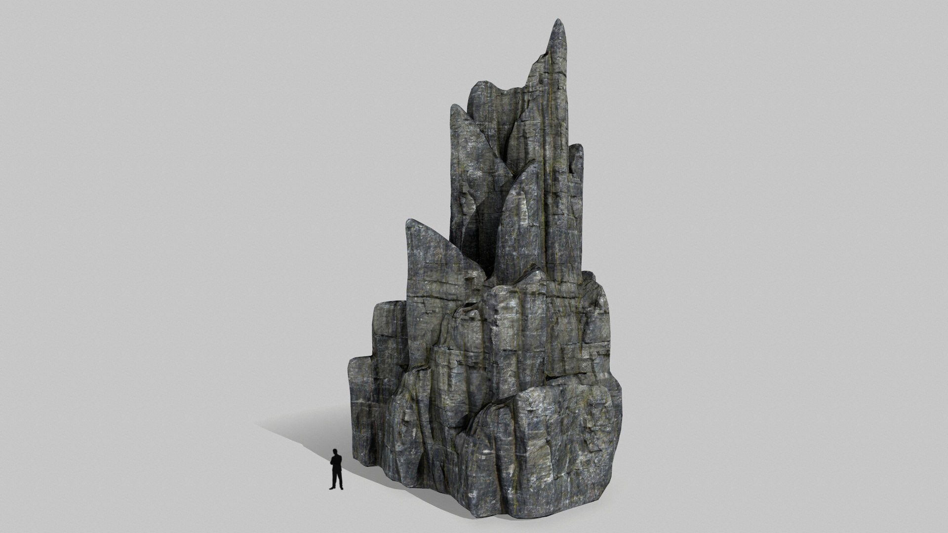3D rock cliff model - TurboSquid 1349548