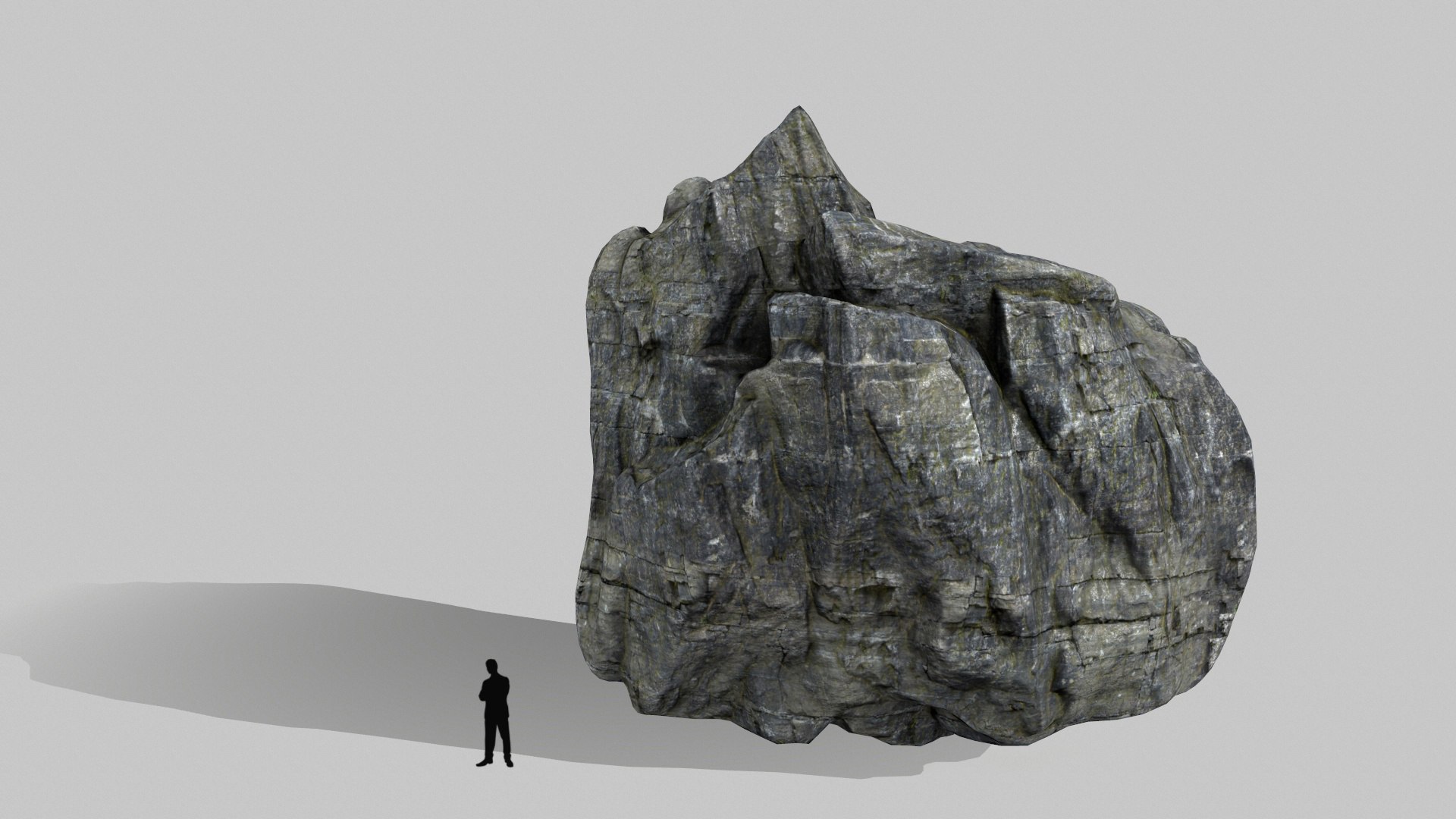 3D rock cliff model - TurboSquid 1349548