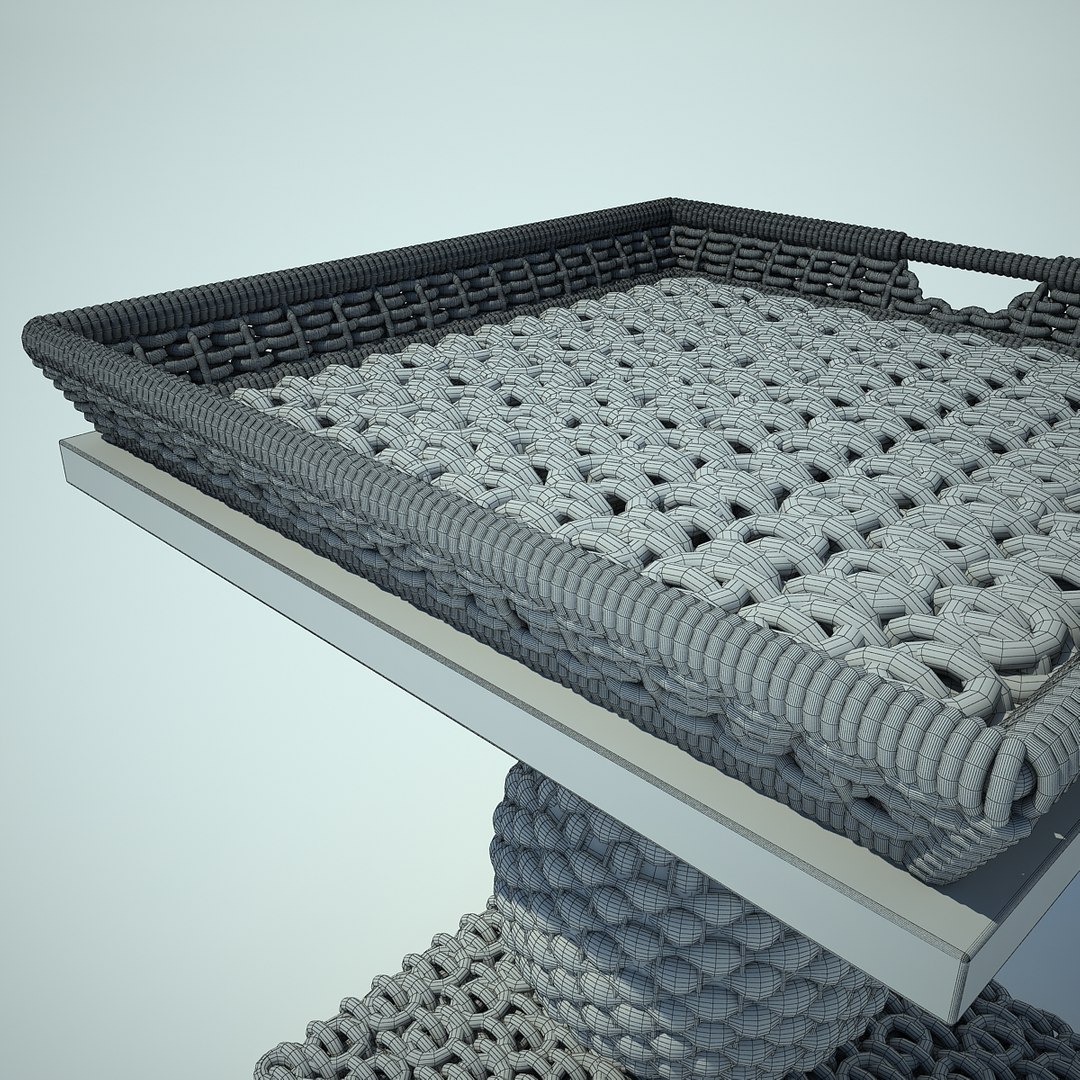 3d wattled table model