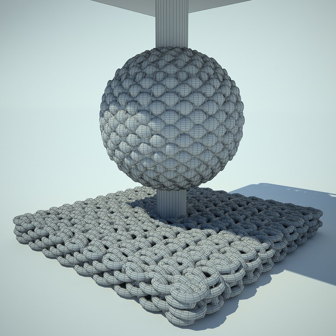 3d wattled table model