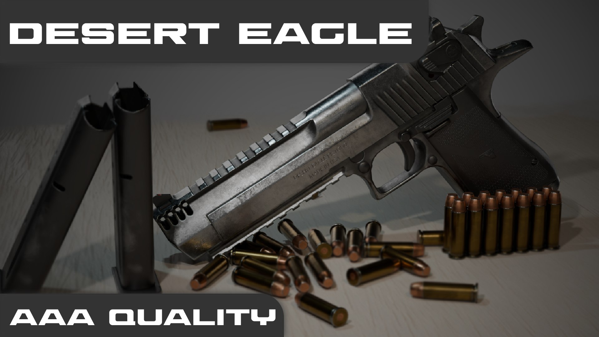 3D Desert Eagle Game Ready - TurboSquid 2457640