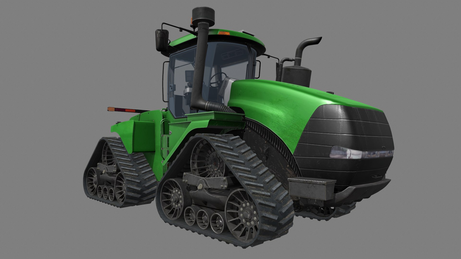 Farm Track Tractor Model - TurboSquid 1909273