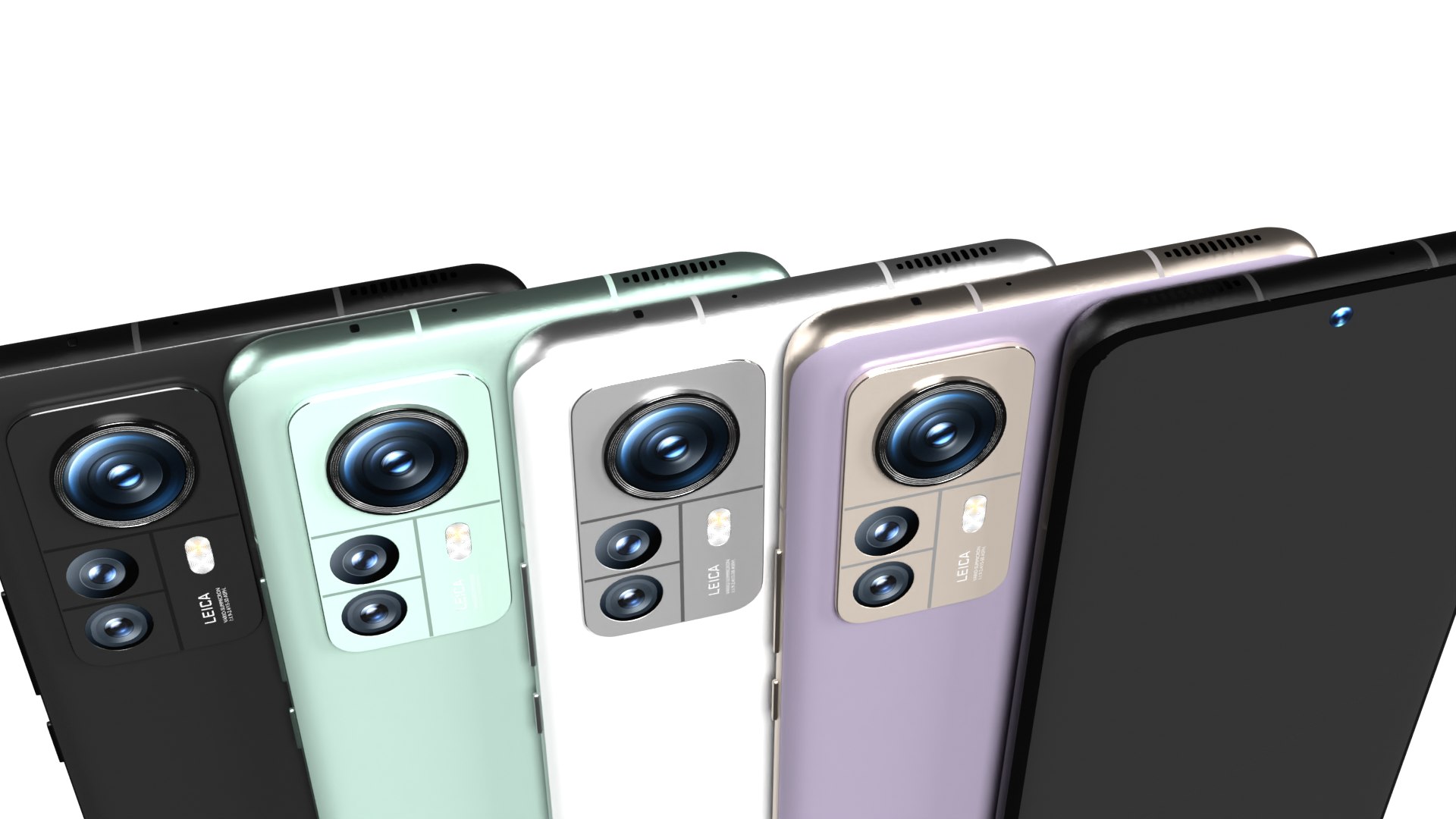 Xiaomi Mi 12S Pro All Colors 3D Model - TurboSquid 1924939