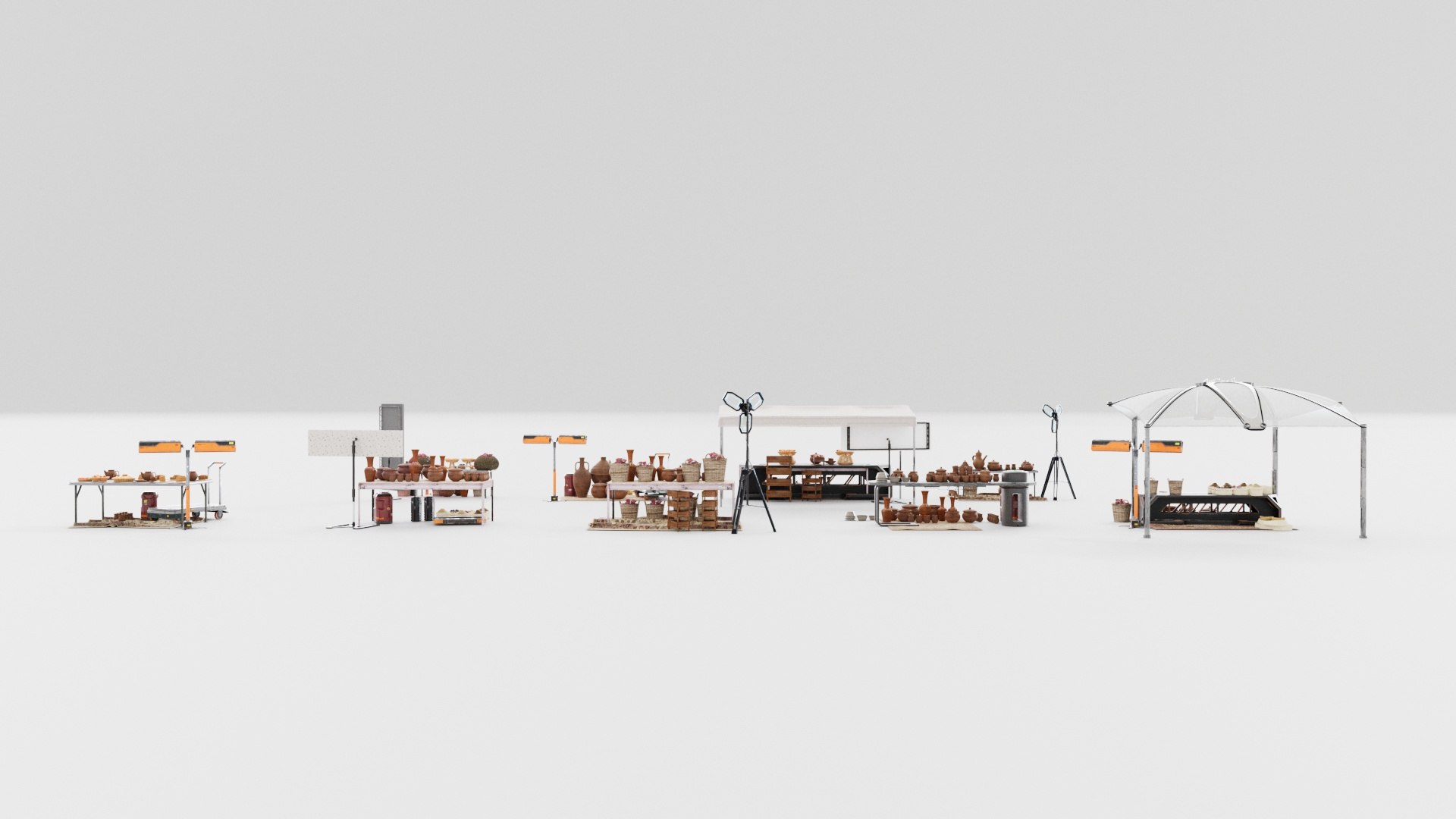 3D Model Souk SetB Middle East - TurboSquid 2222588