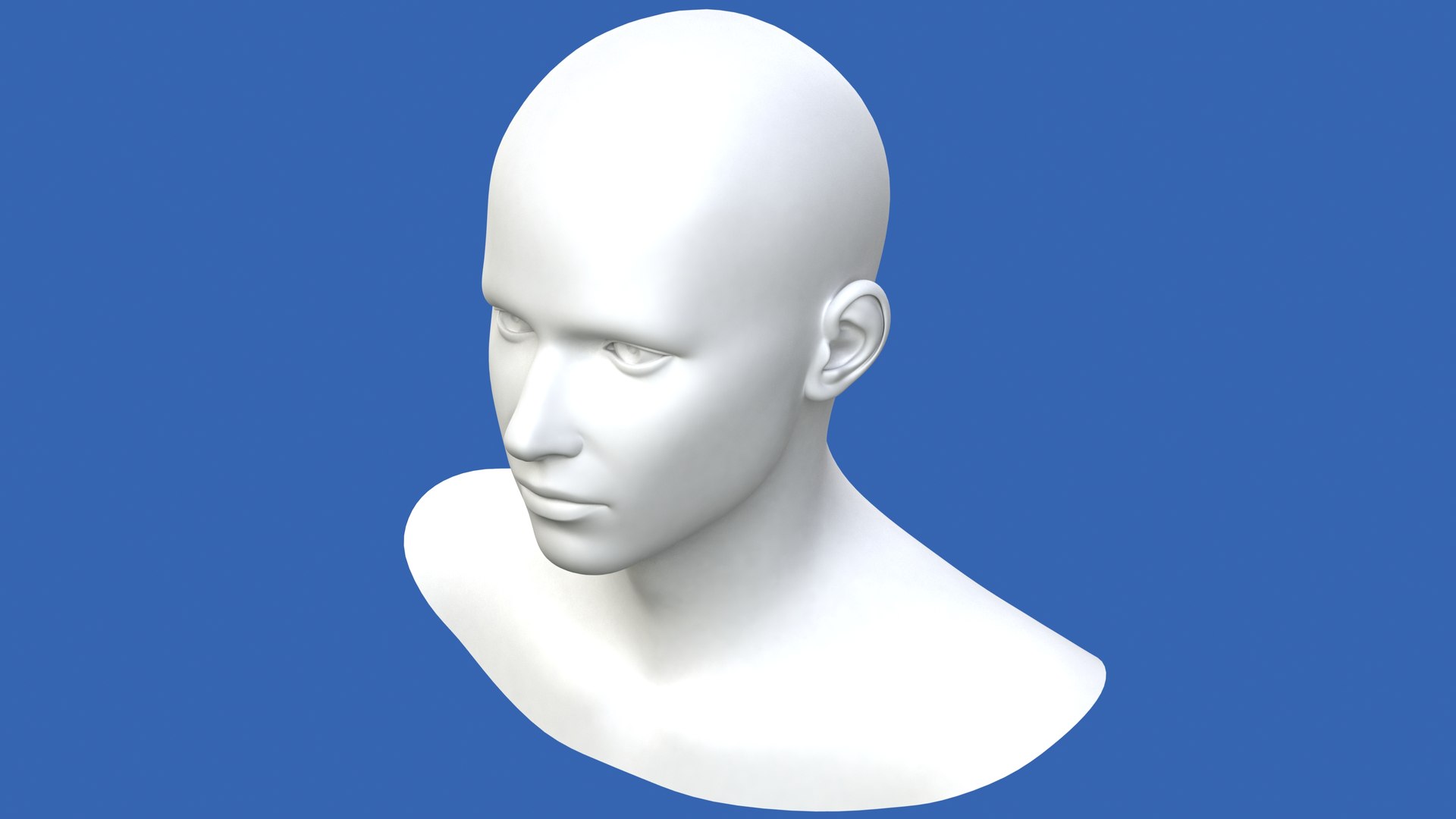 Realistic Man Head Model 3D Model - TurboSquid 1951102