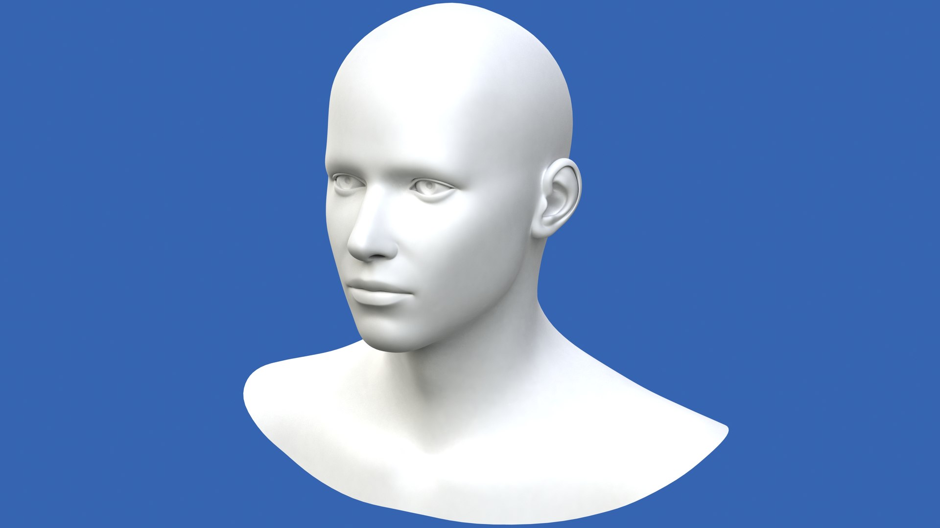 Realistic Man Head Model 3D Model - TurboSquid 1951102